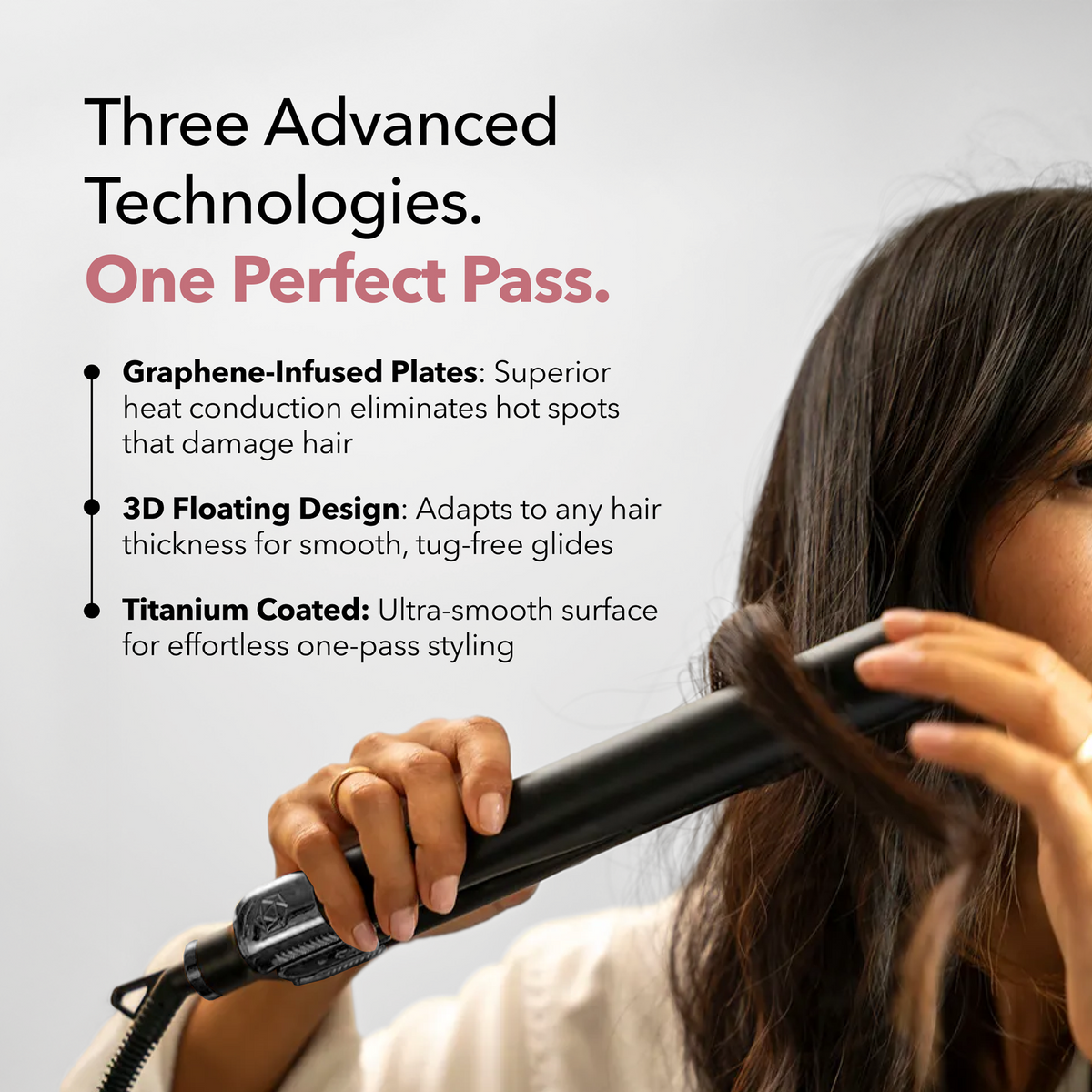 SRI StyleQ - Ionic Graphene Flat Iron – Skin Research Institute